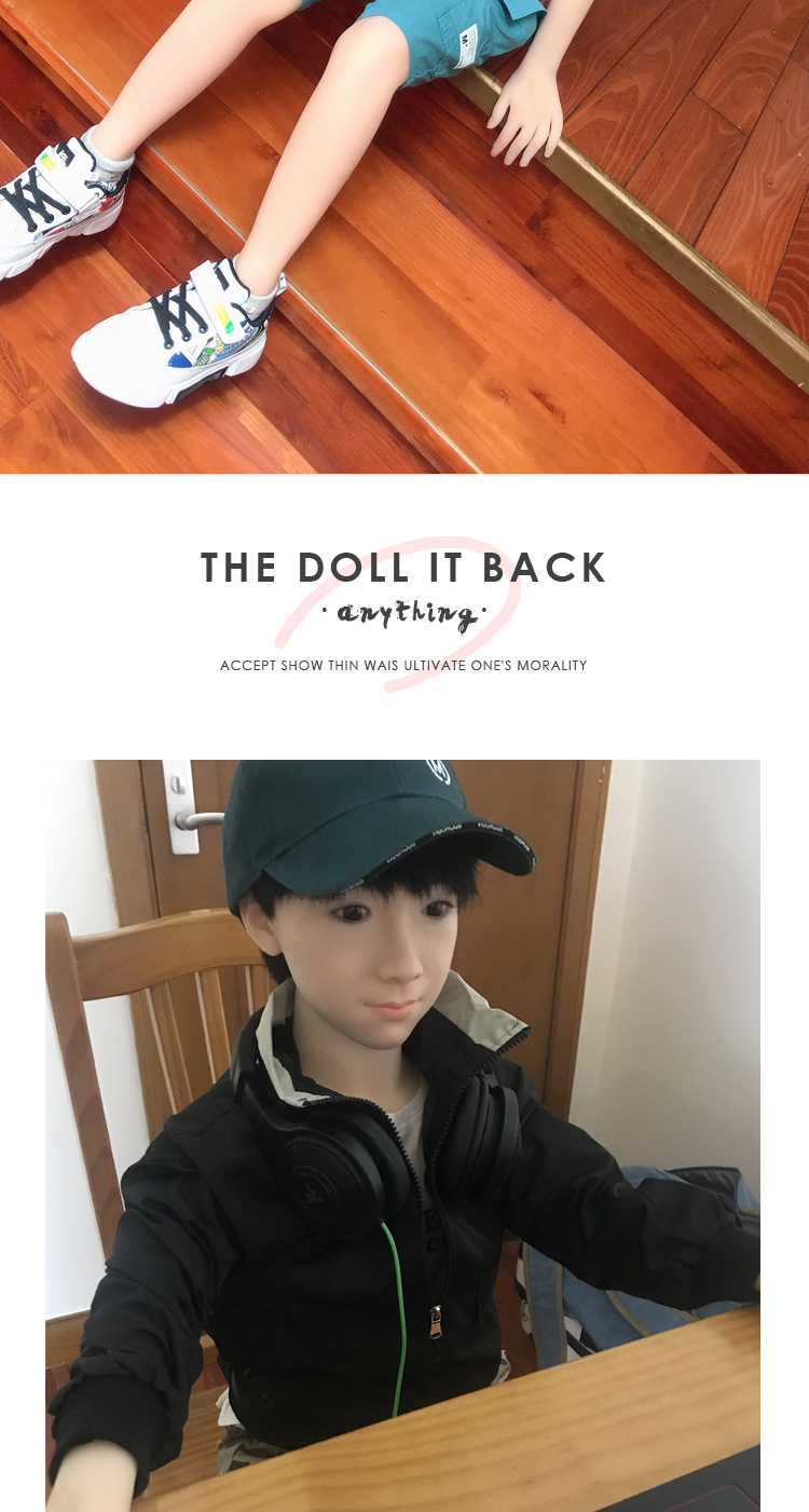 DHDOLL小宇 仿真男性人偶实体硅胶头+TPE身体材质带骨骼非充气正太娃娃-实体娃娃_dhdoll情趣用品